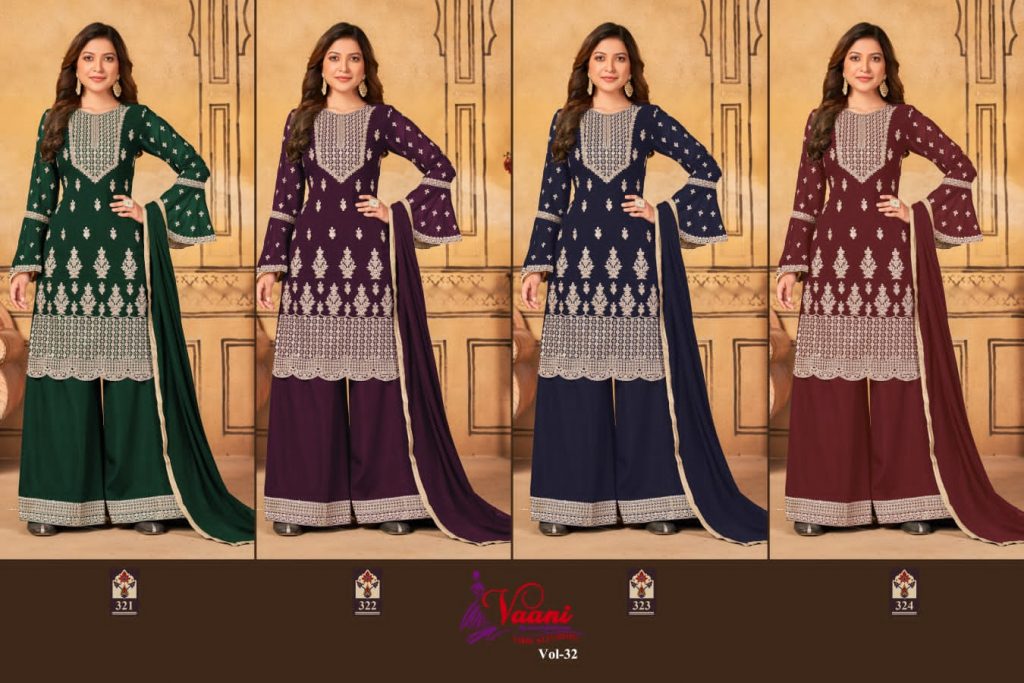 NITYANX » Vani vol 32 designer Georgette suit single and set Stockiest ...